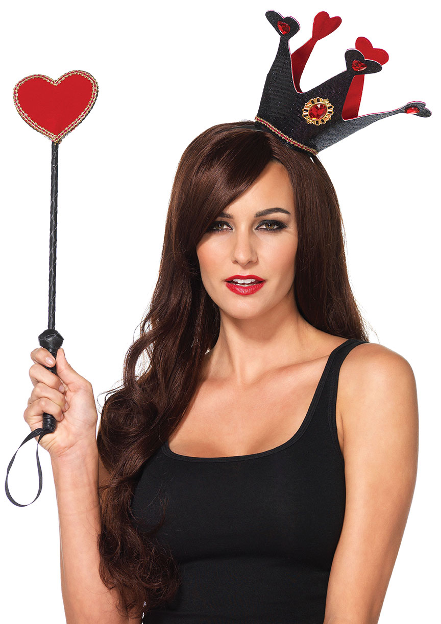 Royal Crown Headband And Heart Scepter, Diy Red Queen Costume - Walmart.com