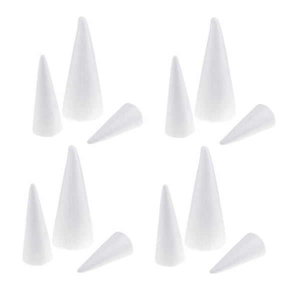 Styrofoam Craft Cones