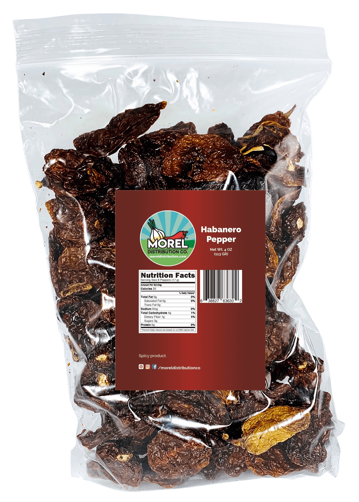 Dried Habanero Pepper (Chile Habanero) 4 oz - Walmart.com