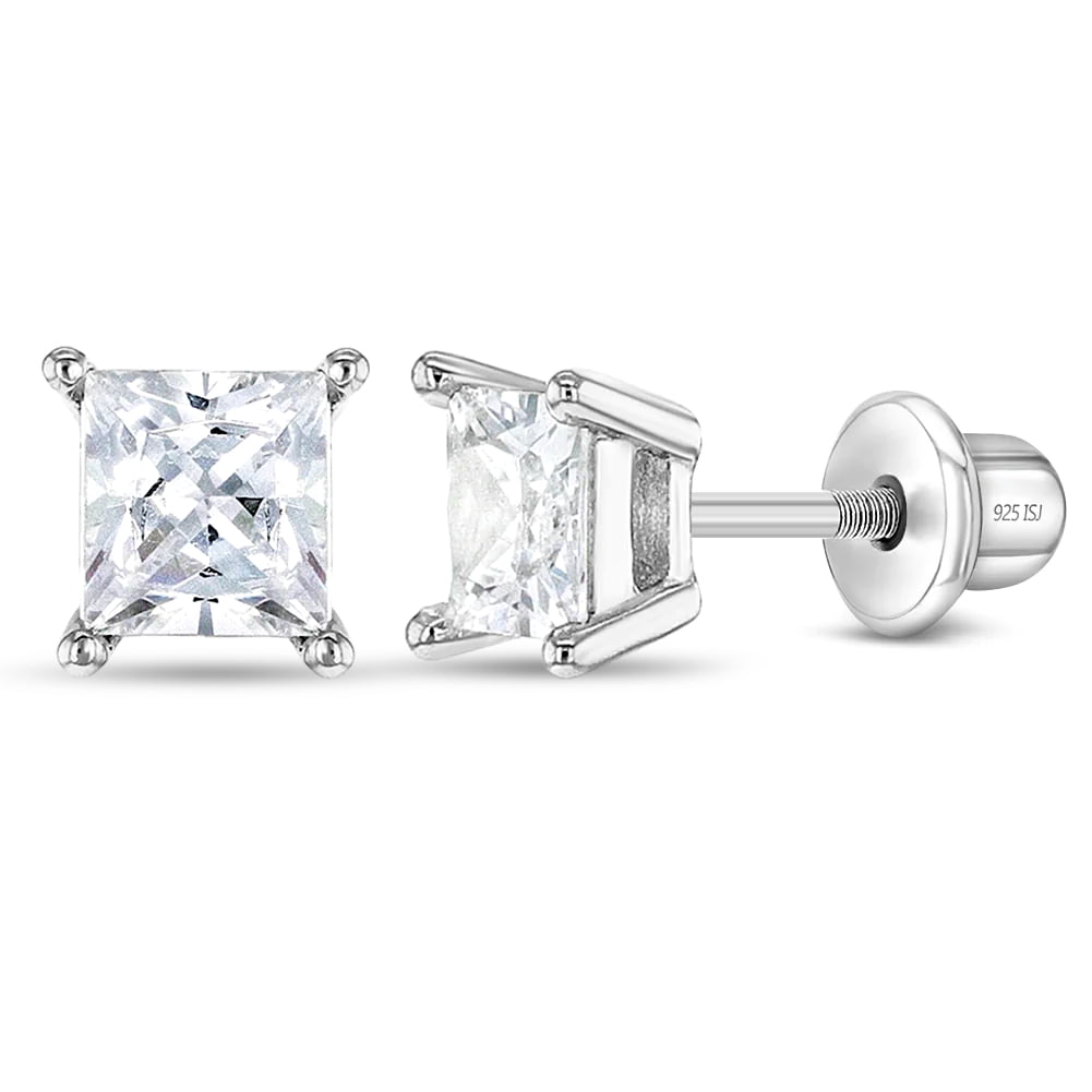 Click here for In Season Jewelry 925 Sterling Silver Cz Princess... prices