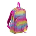 Eastsport Unisex Mesh Bungee Backpack with Padded Straps, Rainbow Ombre ...