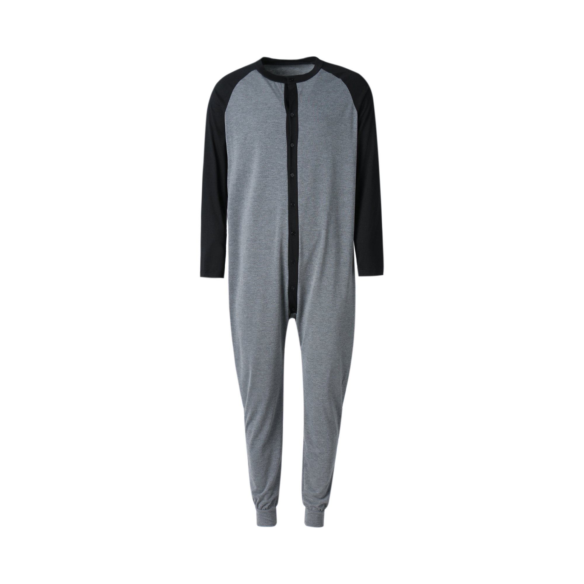 Click here for Sylvamorning Men One-Piece Pajama Long Sleeve Roun... prices