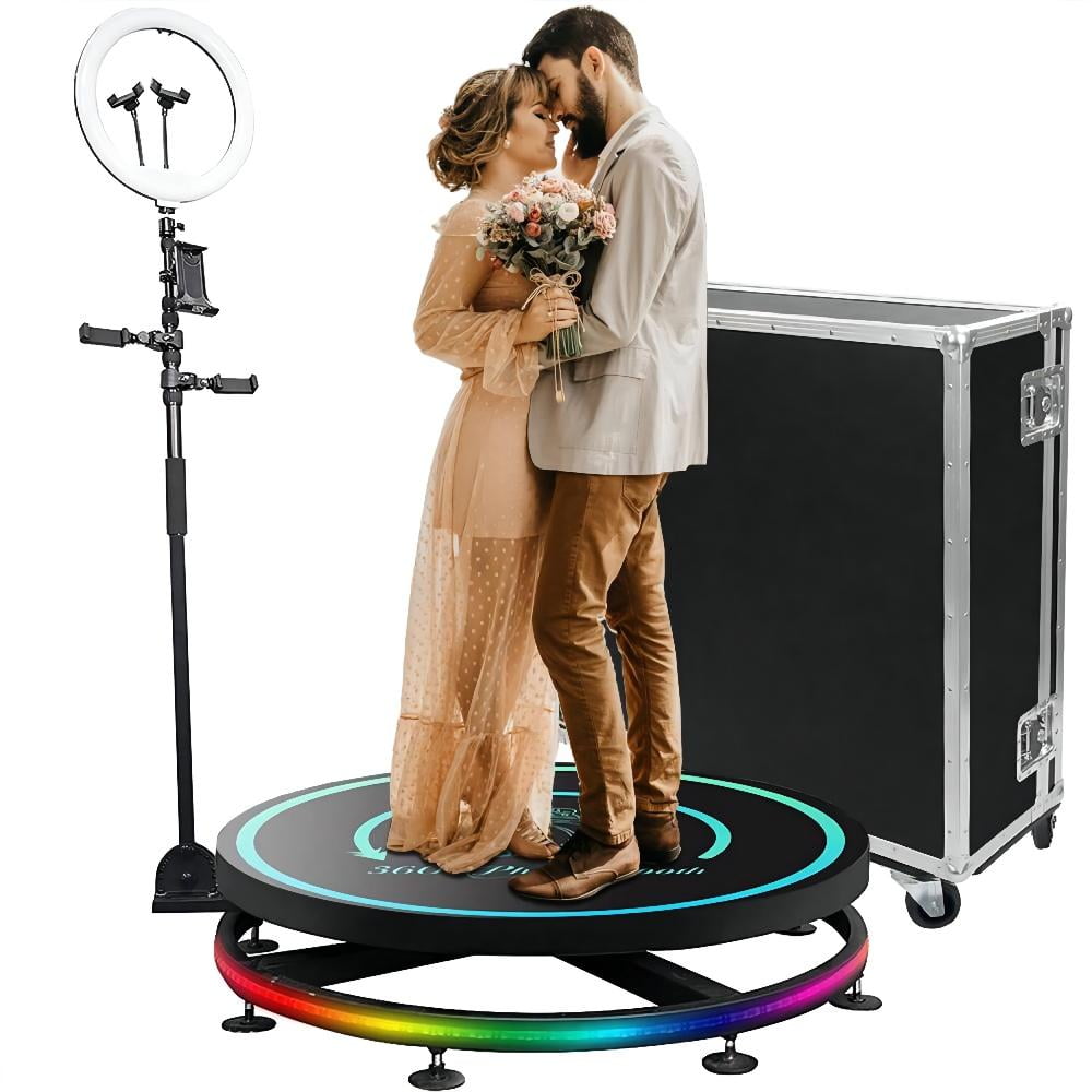 HeSaYep 360 Photo Booth Machine, 360 Video Camera Booth Selfie Platform ...