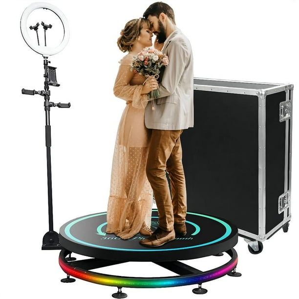 HeSaYep 360 Photo Booth Machine, 360 Video Camera Booth Selfie Platform ...