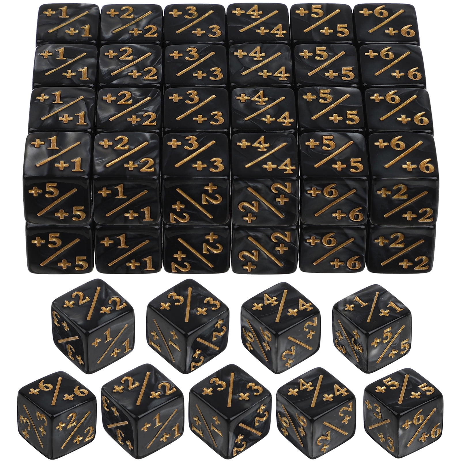 Click here for Qusenong 48pcs Counter Dice Set Dice Counters Acry... prices