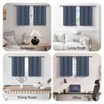 Blue and Black Checkered Pattern Blackout Curtains,Triple Weaved Fabric ...