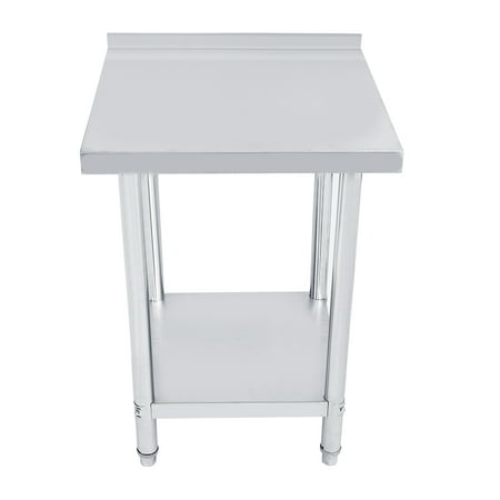 Commercial Kitchen Preparation Table, Durable Double-Layer Operating ...