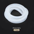 10ft 12.7mm(1/2") ID x 19mm(3/4") OD Silicone Tubing Clear Industrial ...