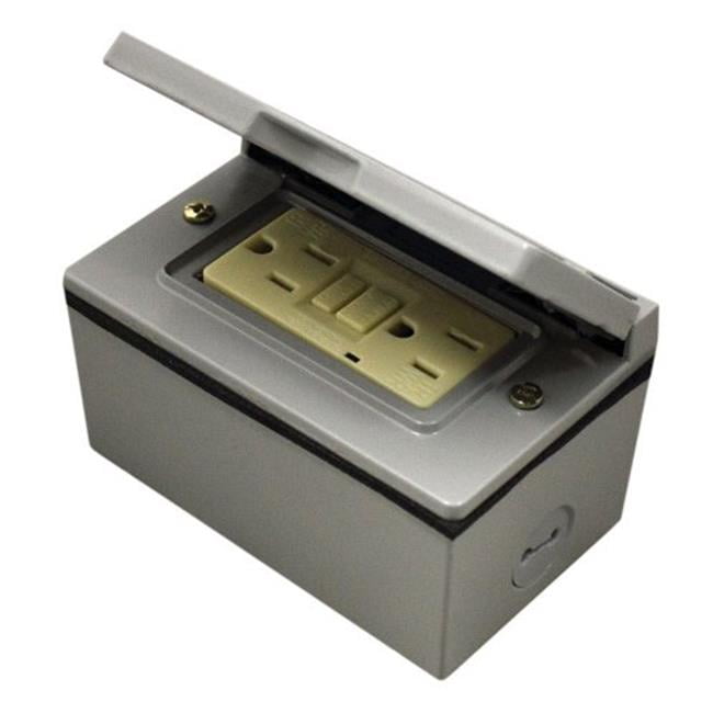 Sigma Engineered Solutions Rectangle Metal 1 gang GFCI Outlet Kit ...