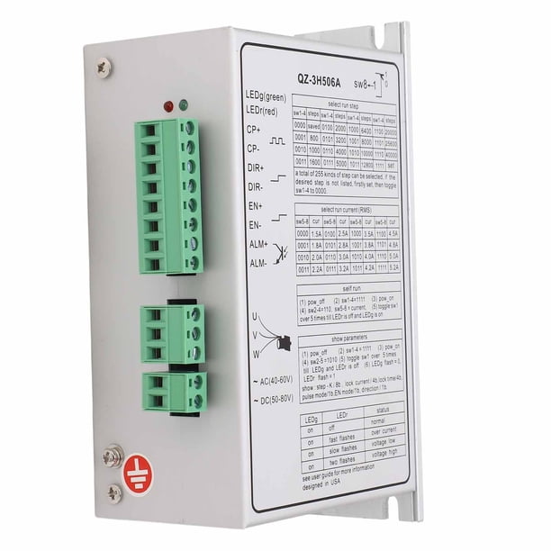 3 Phase Stepping Motor Driver, AC40-60V DC50-80V Fine Control Stepping ...