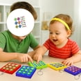 24 Pieces Tiny Puzzle Game Rings Portable Board Game Keychains Random ...