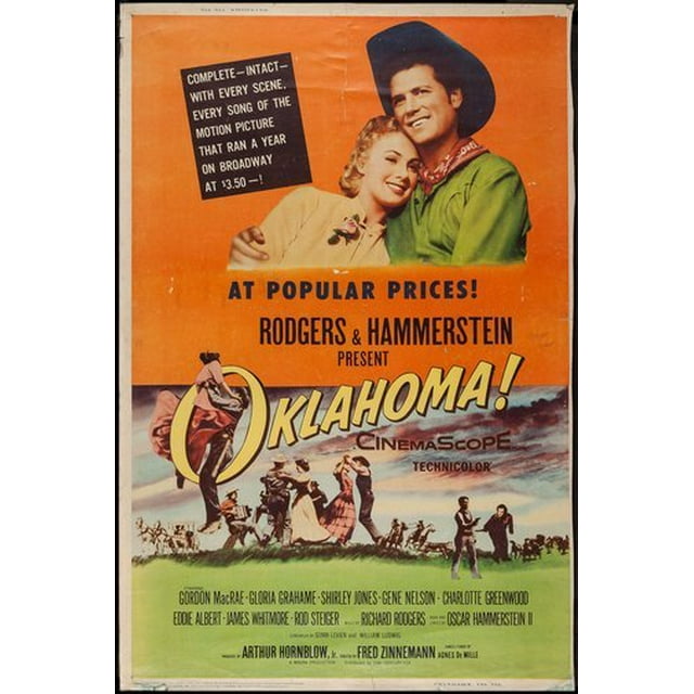 Oklahoma Movie Poster 16x24 Poster Medium Art Poster 16x24 Unframed ...