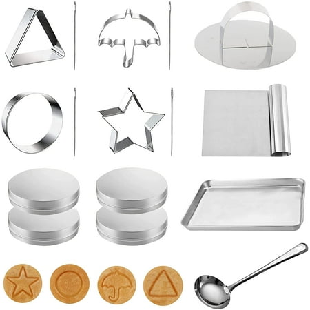 Dalgona Kit with Cookie Cutters, Korean DIY Sugar Candy Making Tool Set ...