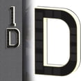4.72 Inch Solar Lighted House Numbers for Outside, Light Up Waterproof ...