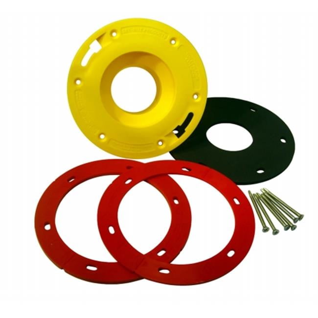 Set-Rite Products SREX-2014Y Toilet Flange Extender Kit Pack of 2 ...