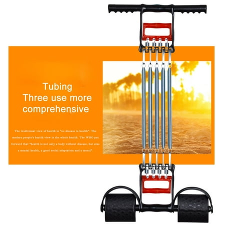 Chest Expander Adjustable 5 Springs Arm expander; Men tension Strength ...