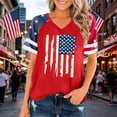 250 Years Of Freedom Shirt Women's Casual Independence Day Print V Neck ...