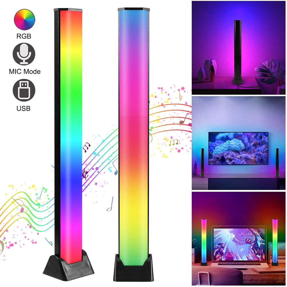 RGB Music Rhythm Led Lights Bar Sound Control Atmosphere Strip Light ...