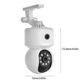 YAHHU 1080P Wireless Security Camera Dual Lens Pan Tilt WiFi Baby ...