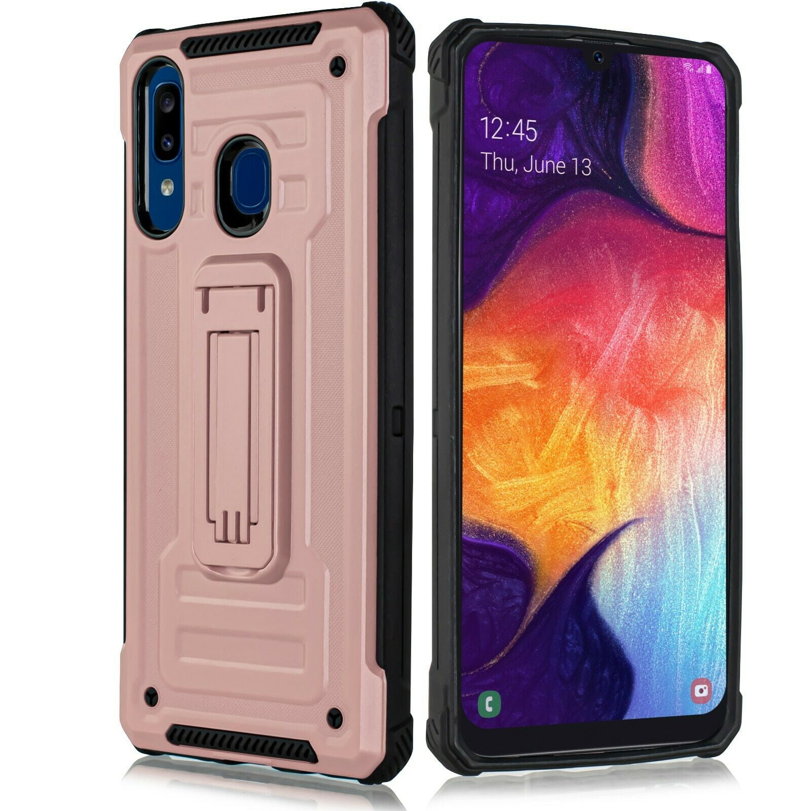 for Samsung Galaxy A20/ A30 Case Phone Case Corner Guard Kick Stand ...