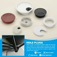 50mm Desk Grommet, 8pcs Desk Cord Hole Cover Desk Cable Hole Grommet ...