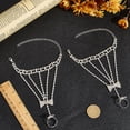 2Pcs Rhinestone Tennis Ring Bracelet Brass Chain Bracelet with ...