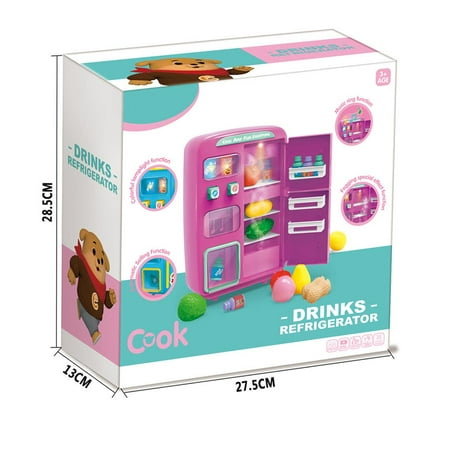 1 Set Fridge Toys Refrigerator Pretend Play kids fridge toys ...