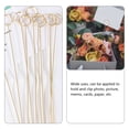 COOPHYA 30Pcs Metal Floral Card Holder Clips in Golden Color for ...