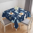 Cartoon Dinosaurs Geometric Table Cloth 54x54in, Waterproof Square ...