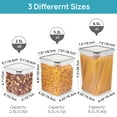 Vtopmart 8 pcs Large Airtight Food Storage Containers, Vtopmart Flour ...
