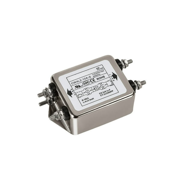 wolftale AC Single Phase Power Filter Replacement Industrial Stainless ...