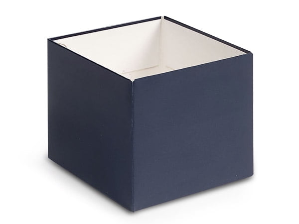 25 Pack, Matte Navy Blue Box Base, 4X4X3.5" for Food Packaging ...