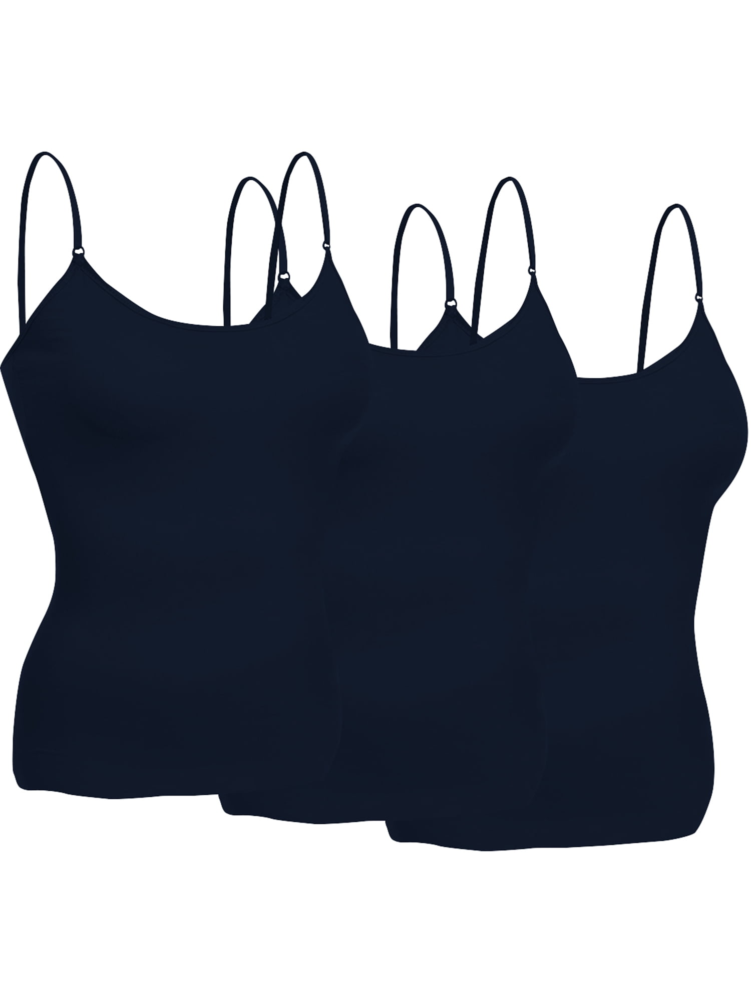 Emmalise Women's Basic Short Camisole Adjustable Strap Layering Cami ...