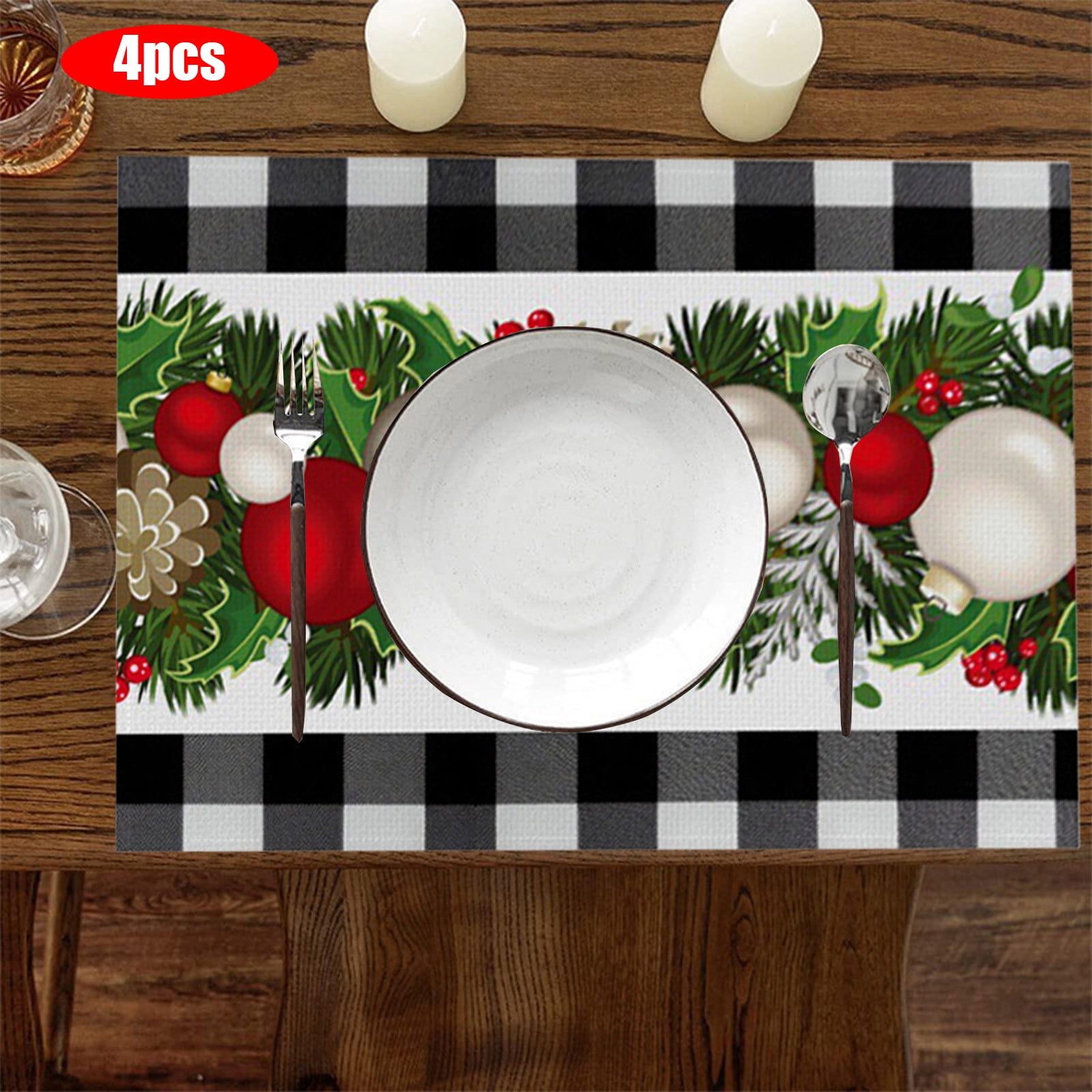 Click here for Suncoda Linen Placemat  Christmas Placemats Restau... prices