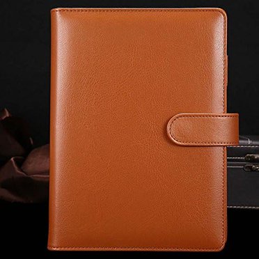 A5 Refillable 6 Ring Faux Leather Budget Binder,Mini Notebook Binder ...
