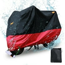 Motorcycle Cover, All Weather Outdoor Waterproof Night Protection with ...
