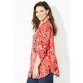 Catherines Women's Plus Size Breezeway Georgette Blouse - Walmart.com
