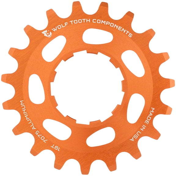 Wolf Tooth Single Speed Aluminum Cog: 20T, Compatible with 3/32" Chains ...