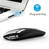 Uciefy Wireless Mouse, Silent Optical Mice with USB Receiver and Type C ...