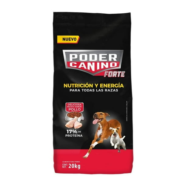 Alimento para Perro Poder Canino Forte Todas las Razas Sabor Pollo 20 ...