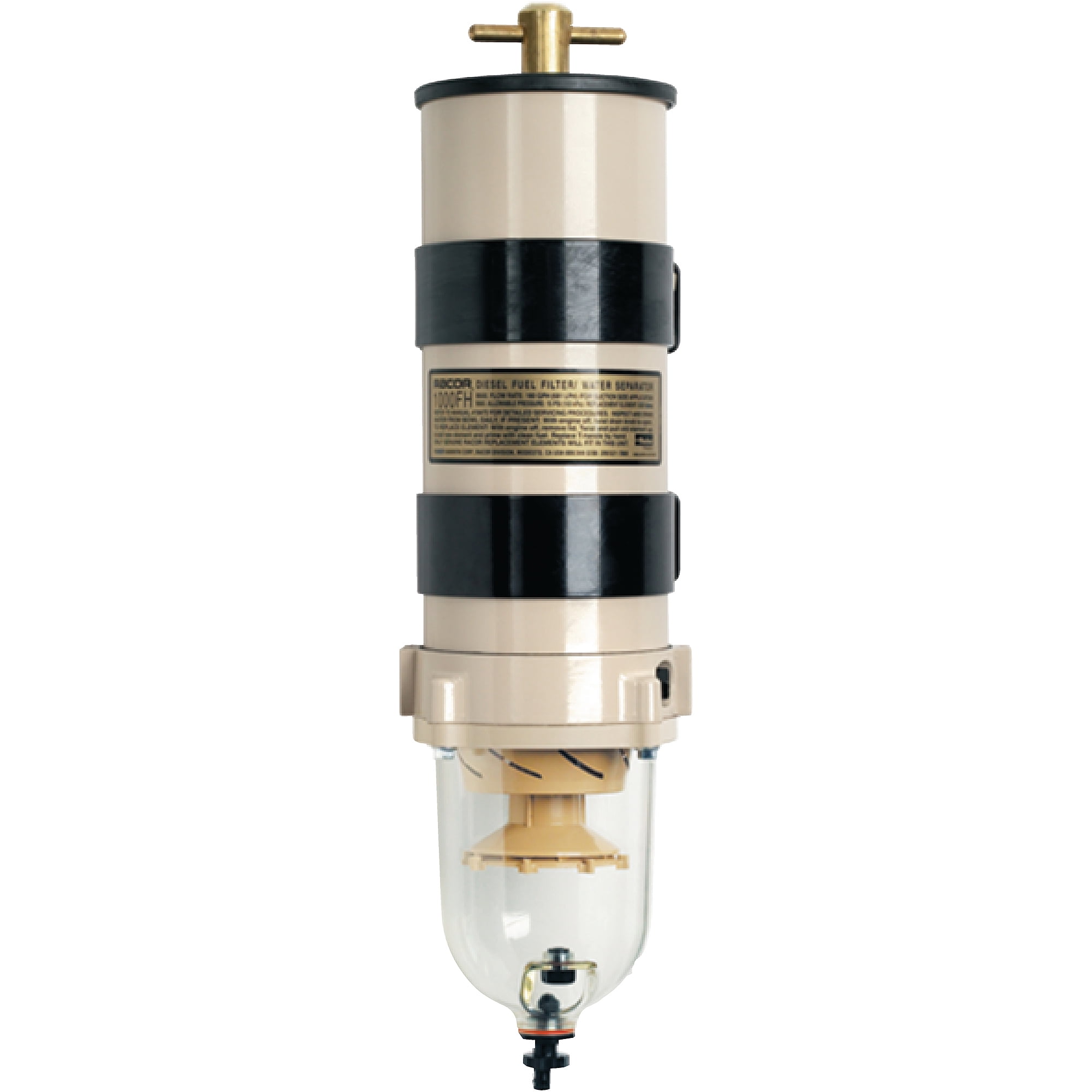 Racor Marine Turbine Fuel Filter/Water Seperator with Metal Bowl ...