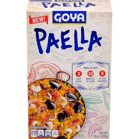 Goya Paella Rice Mix 19 Oz. - Walmart.com