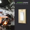 ENERLITES Decorator Switch or Outlet Metal Wall Plate, Stainless Steel ...