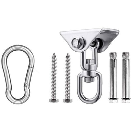 Heavy Duty Swing Hangers, 360 Rotate Hammock Hooks Kit with Bolt Screws ...