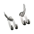 batmeuy Ear Studs Punk Hip Hop Detachable 2-Claw Hook Personality Gift ...