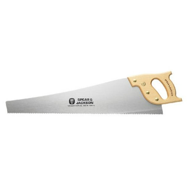 Spear & Jackson 9515K 24" x 7pts Traditional Skew Back Saw, Brown and ...