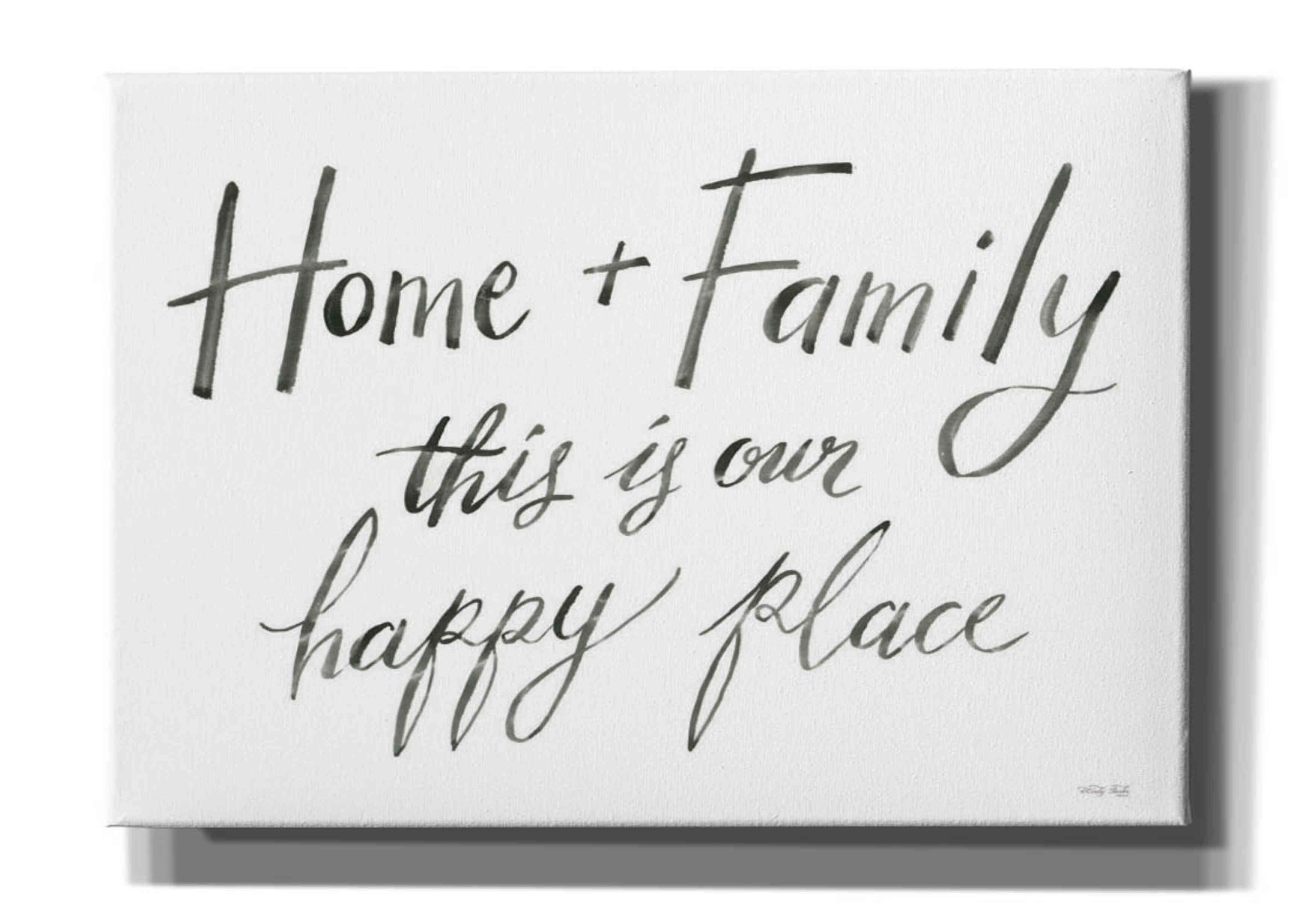 Epic Graffiti'Home + Family I' by Cindy Jacobs, Giclee Canvas Wall Art ...