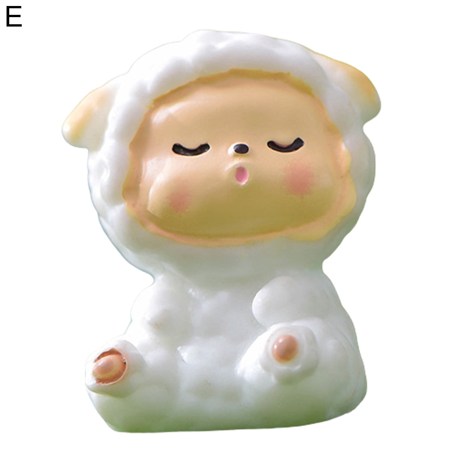 Sheep Miniature Cartoon Anti-fade Colorful Decorative Realistic Mini ...