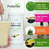 Preferred Elements Keto Collagen Protein Powder, MCT Oil, Vanilla, 11.9 ...