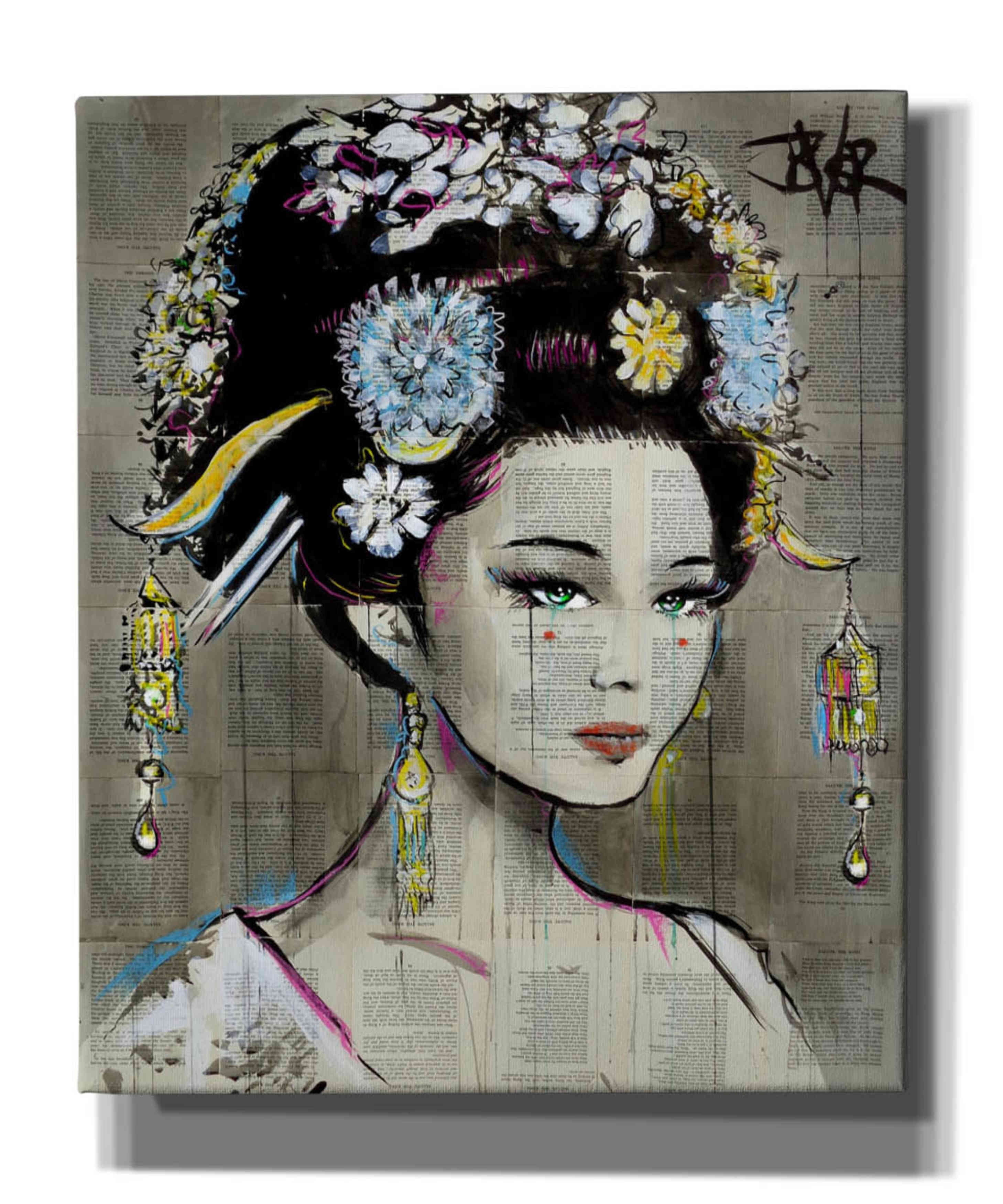 Epic Graffiti 'Nian Zhen' by Loui Jover, Canvas, Wall Art, 20"x24" - Walmart.com